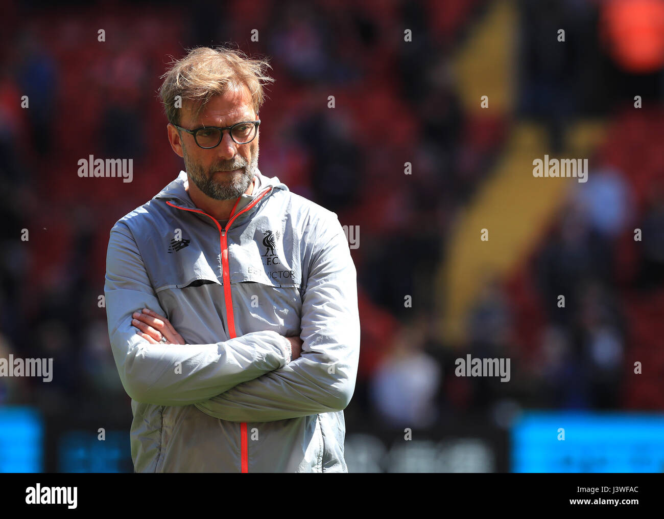 Liverpool manager Jurgen Klopp during the Premier League match at ...