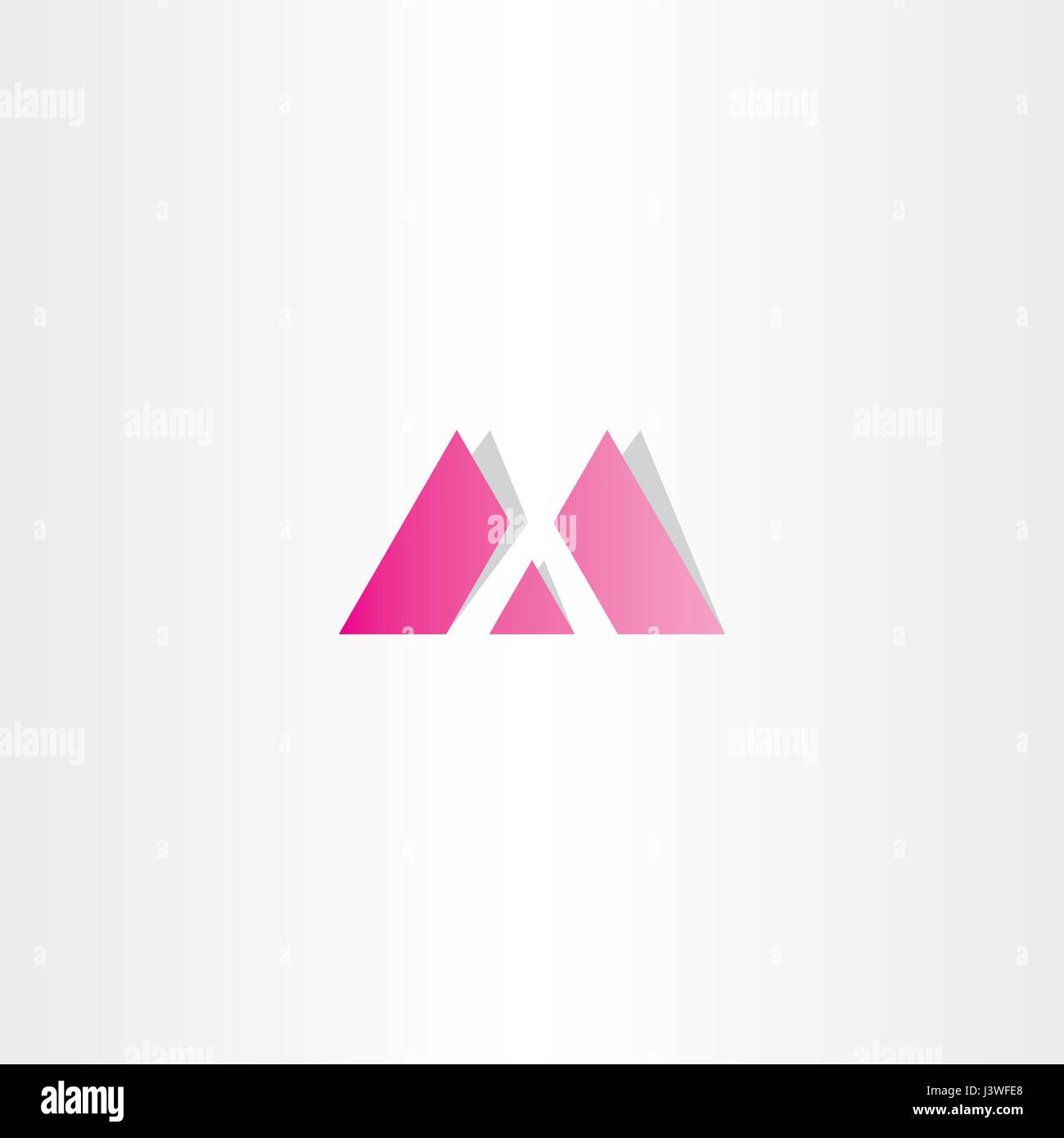 letter m magenta logo vector font Stock Vector Image & Art - Alamy