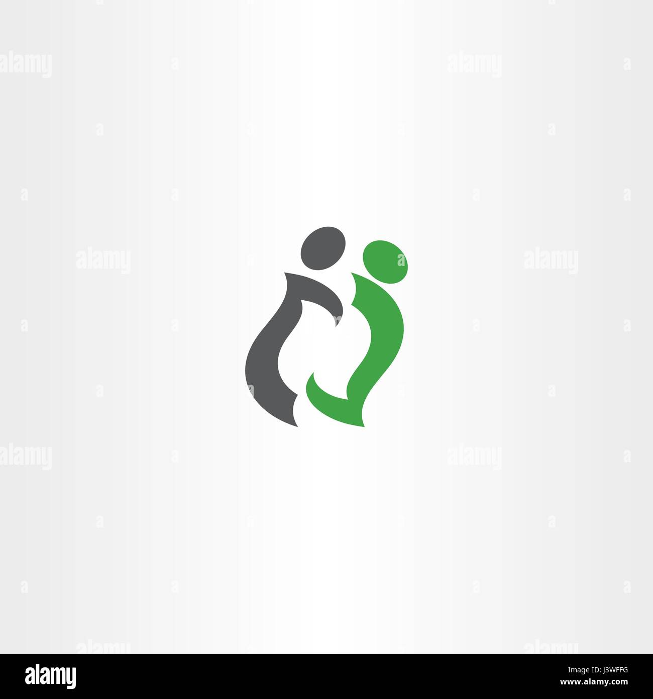 letter n people business logo vector company Stock Vector Image & Art ...