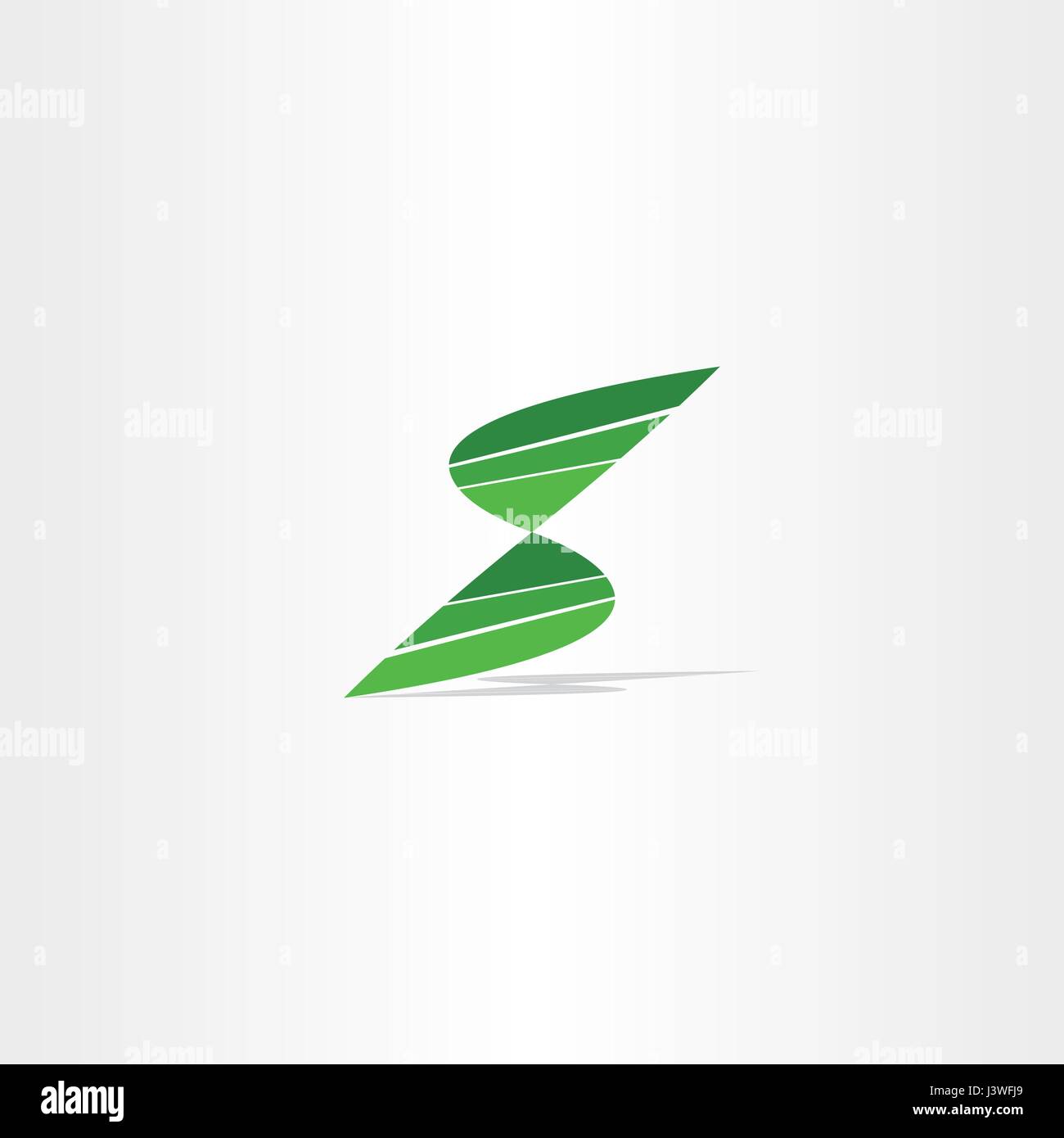 letter s logo green sign symbol vector icon alphabet Stock Vector Image ...