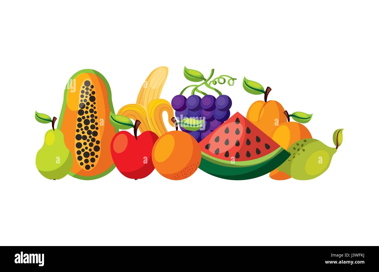 healthy organic vegetarian foods related icons image Stock Vector Image ...