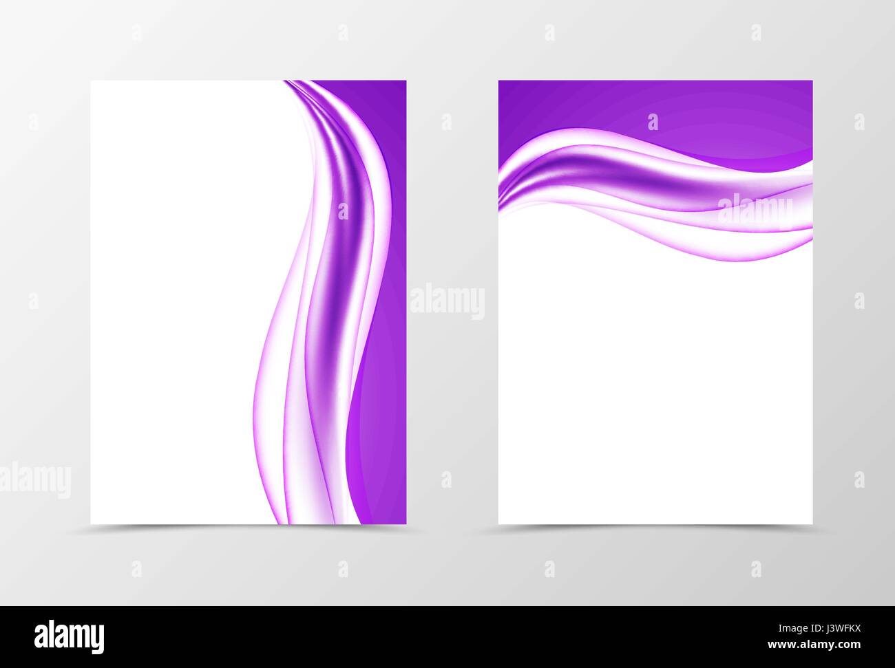 Front and back elegant design flyer template Stock Vector Image & Art ...