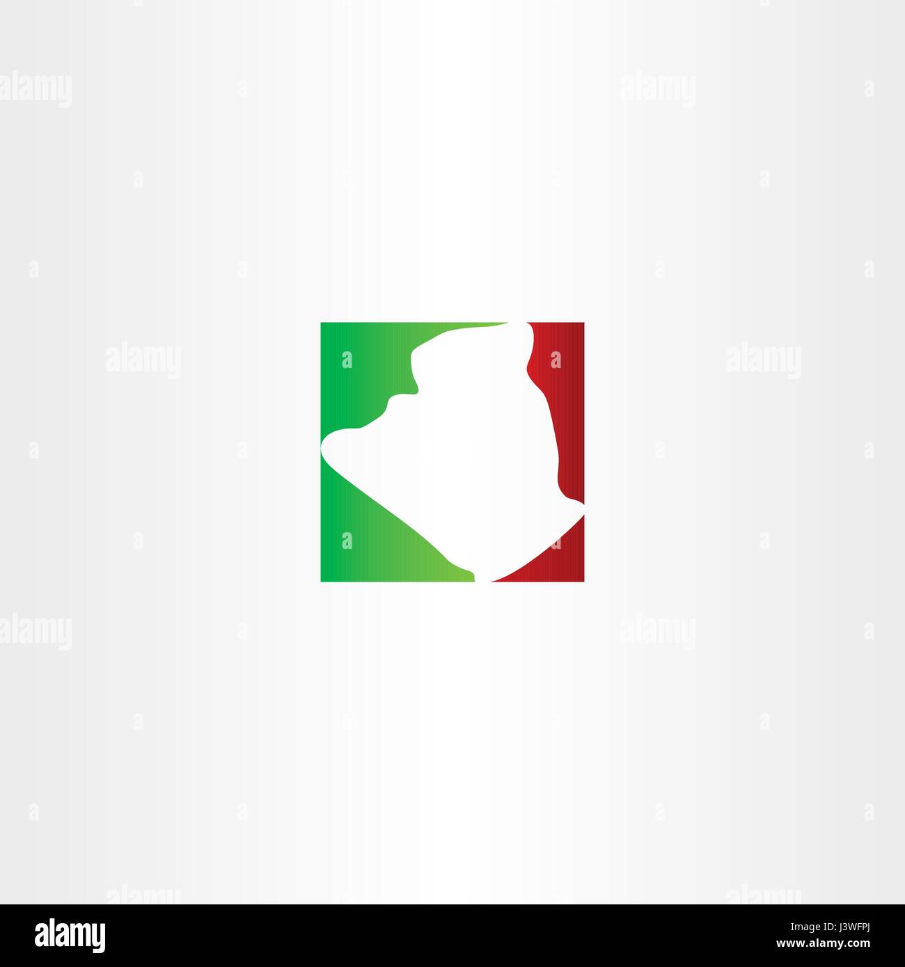 logo icon algeria map vector sign Stock Vector Image & Art - Alamy