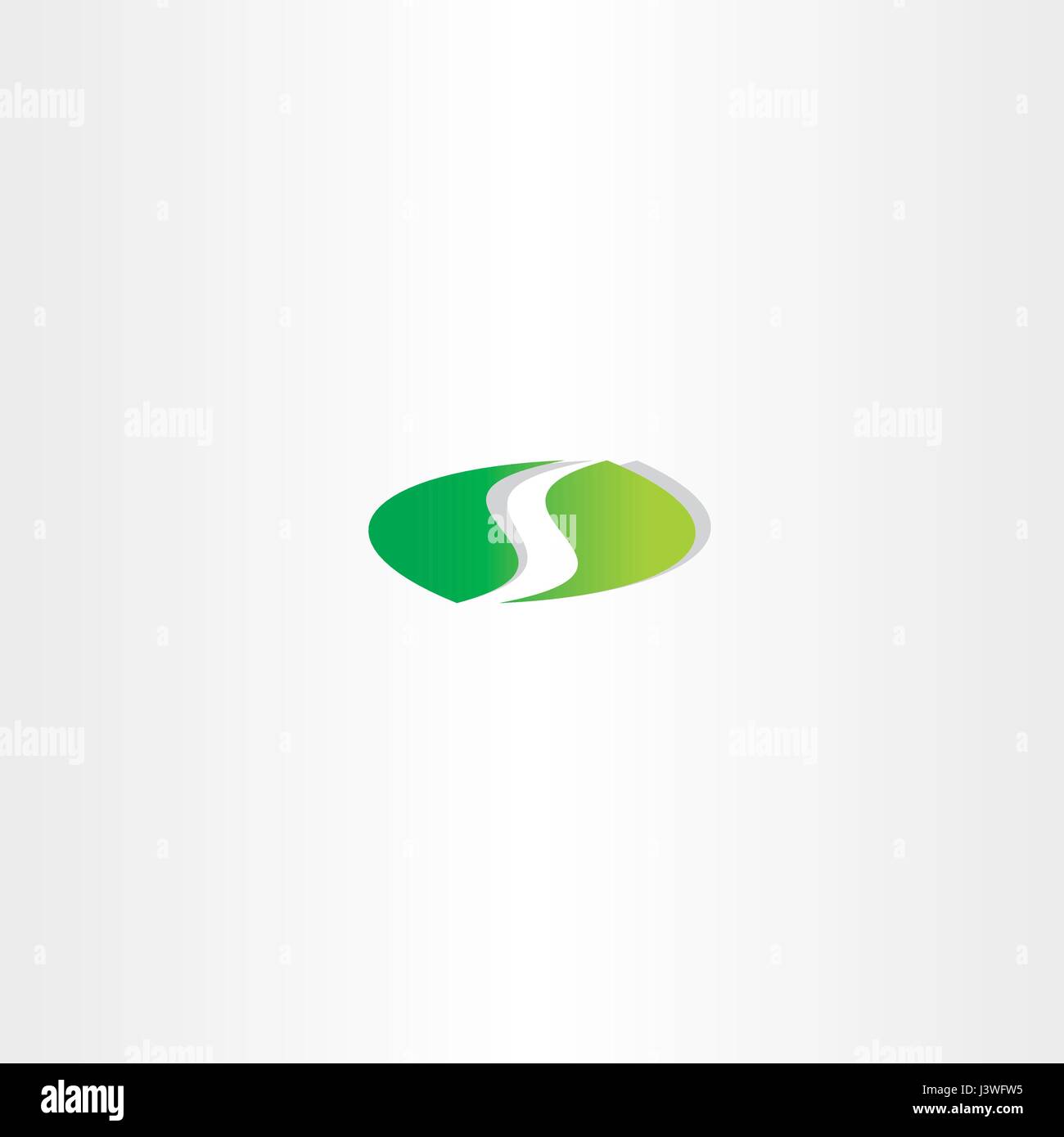 logotype green letter s logo icon design element Stock Vector Image ...