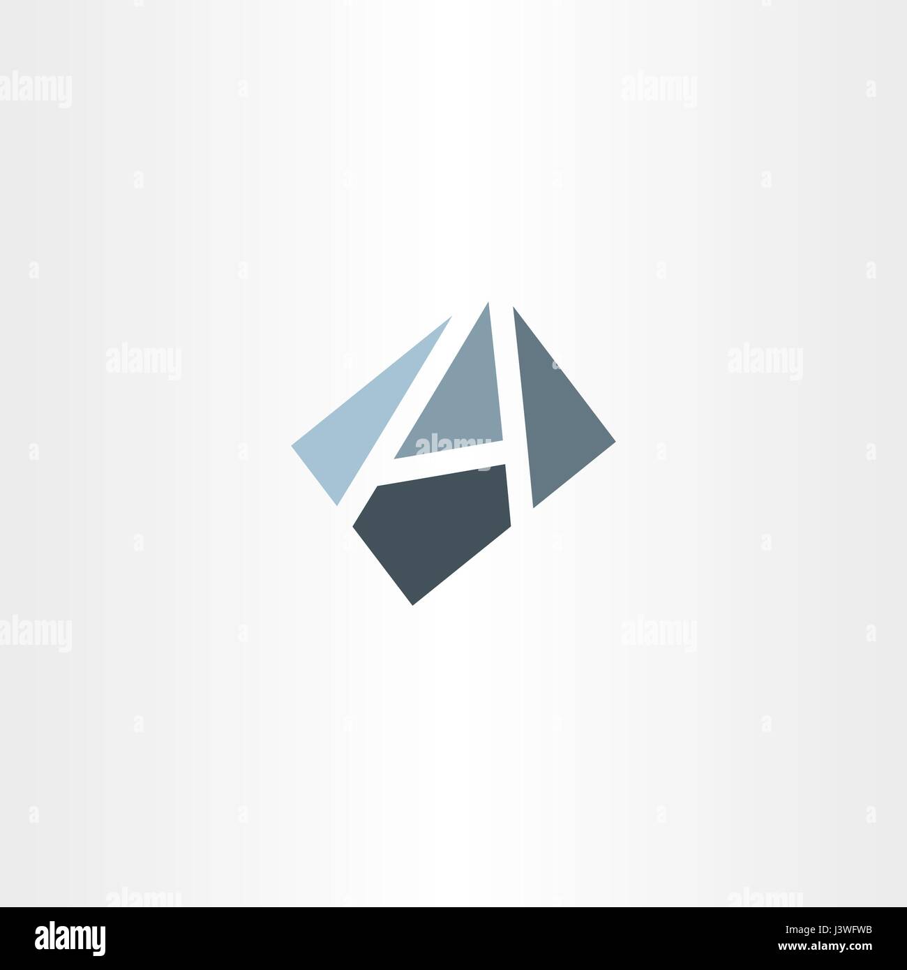 logotype logo a letter a sign element icon vector card Stock Vector ...