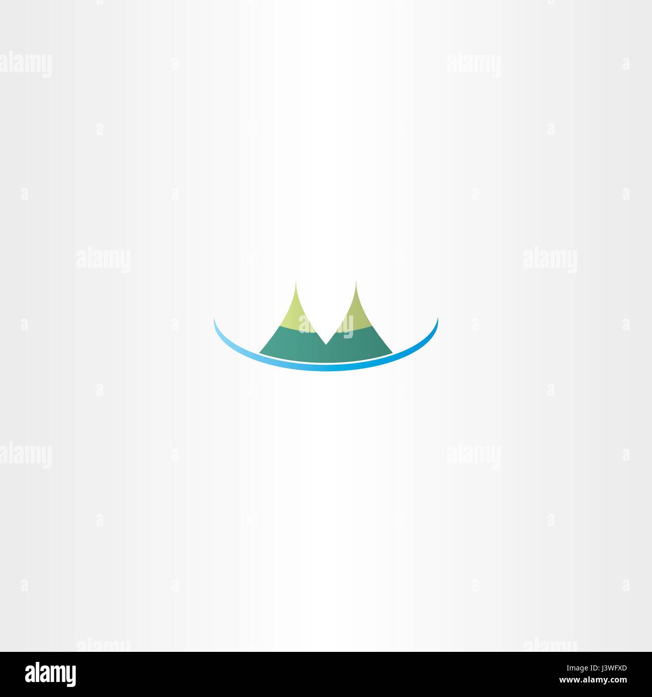 Icon hills mountain Stock Vector Images - Alamy