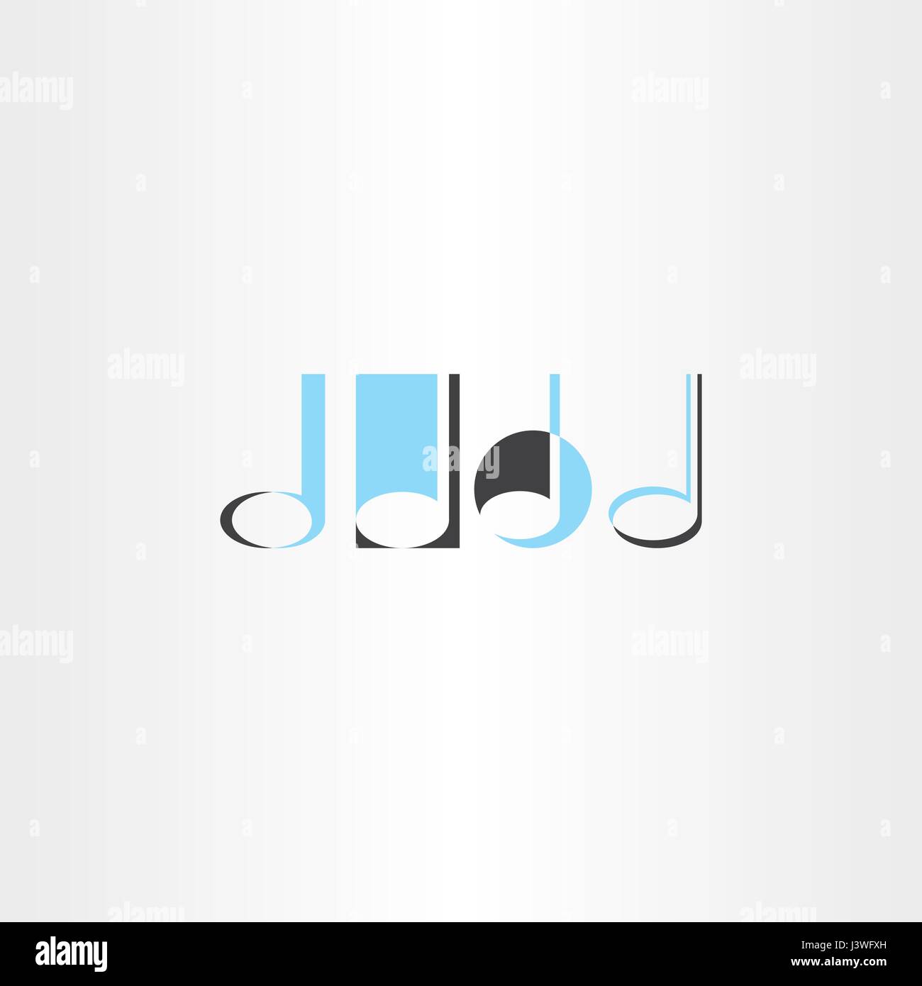 musical note logo vector set element sign Stock Vector Image & Art - Alamy