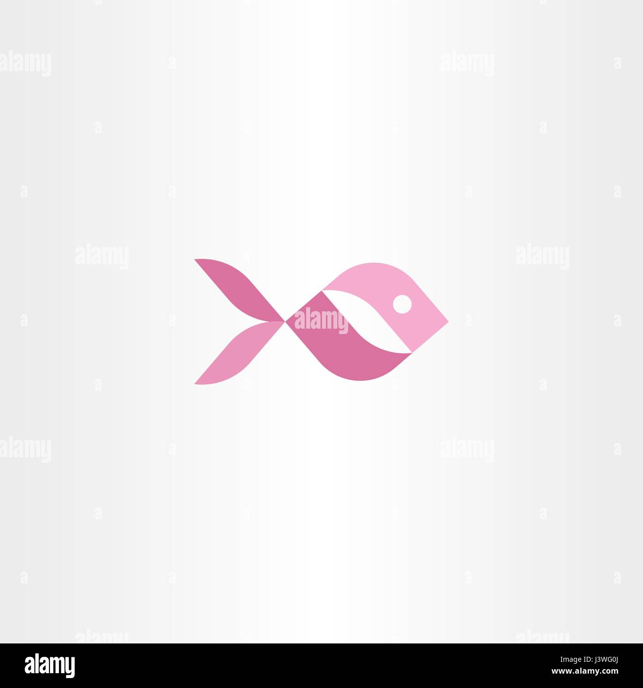 pink aquarium fish vector icon logo Stock Vector Image & Art - Alamy