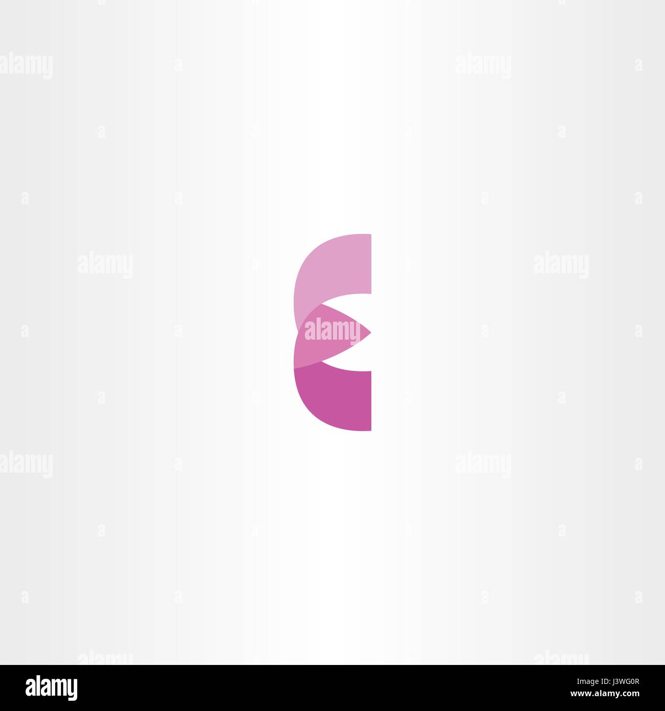 purple e logo vector symbol letter e icon design Stock Vector Image ...