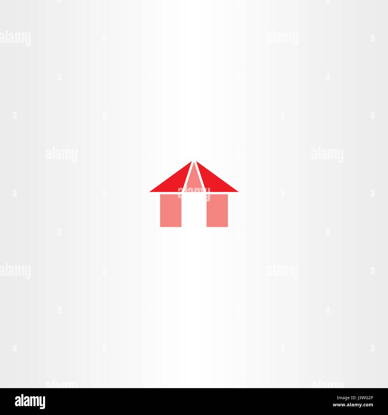 red house icon vector element sign logo Stock Vector Image & Art - Alamy