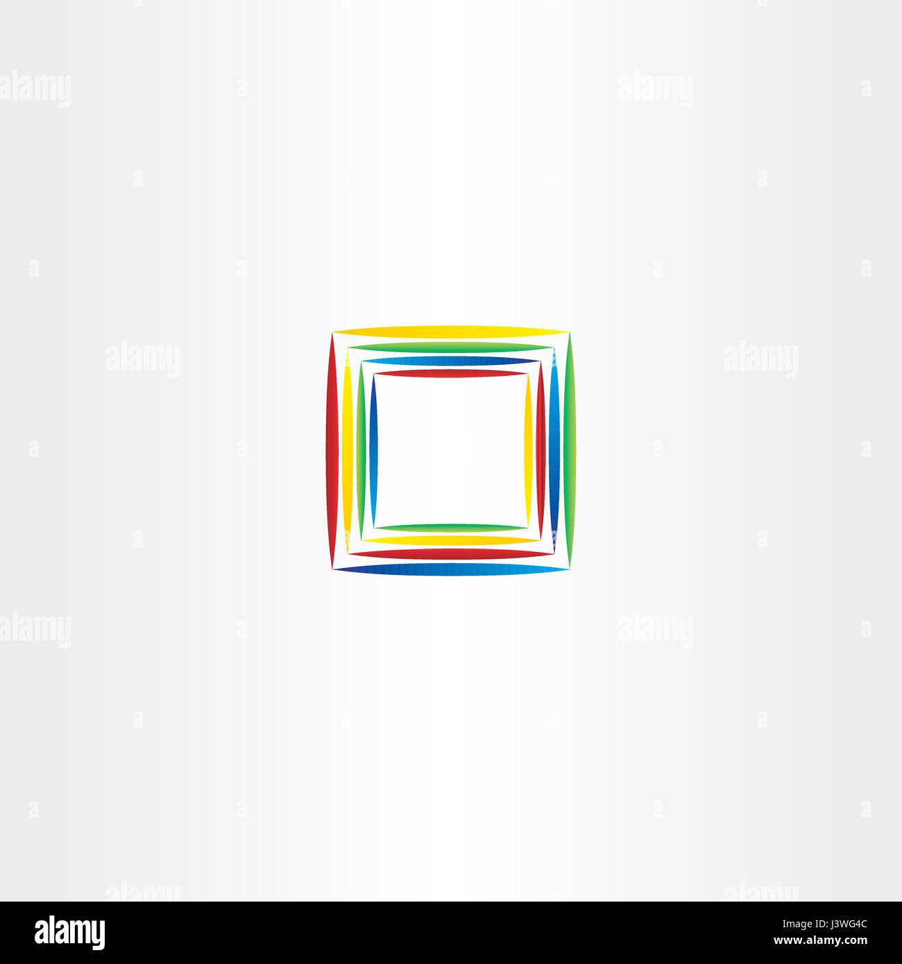 square logo vector colorful frame icon design Stock Vector Image & Art ...