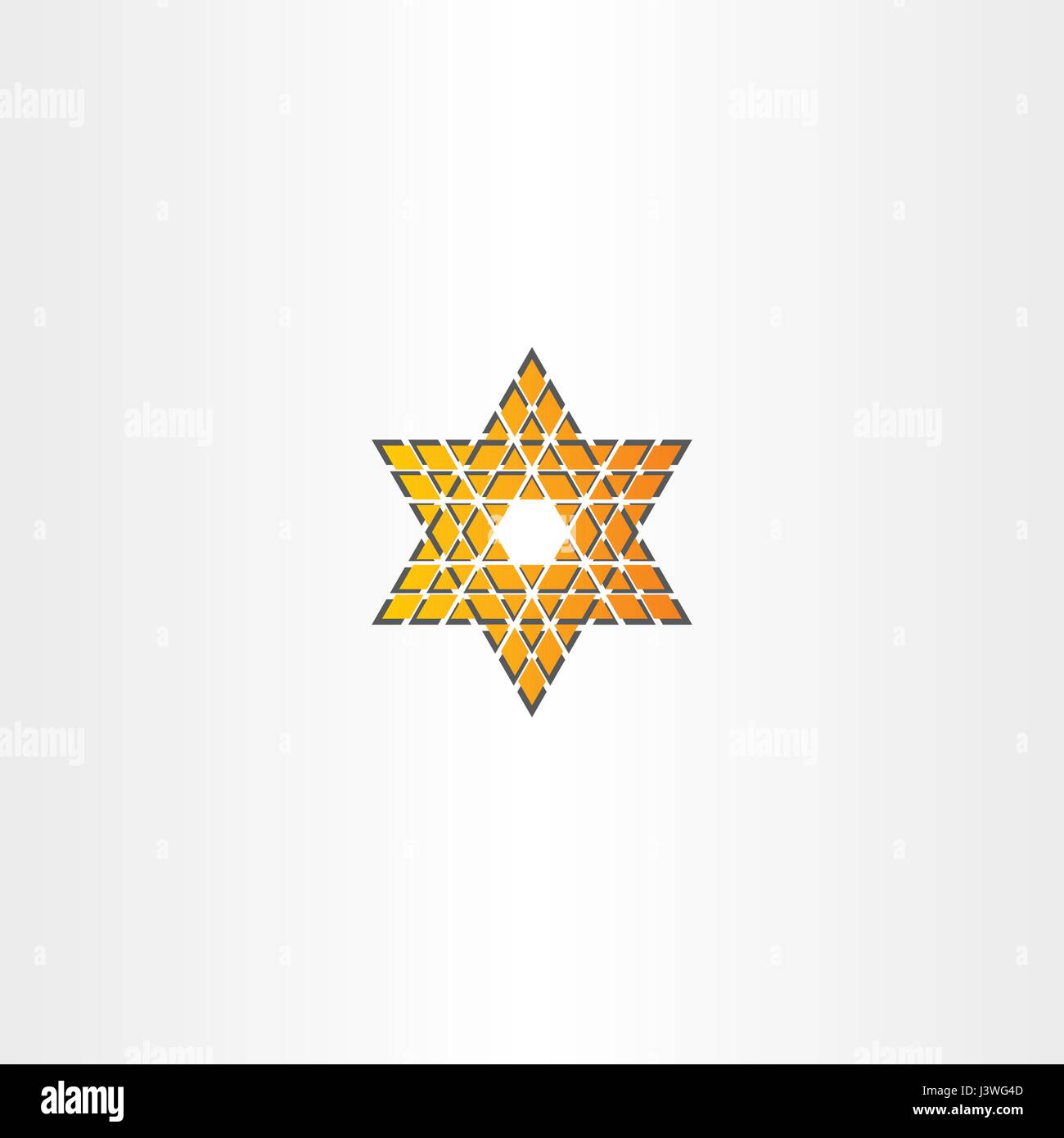 Triangle star vector logo icon hi-res stock photography and images - Alamy