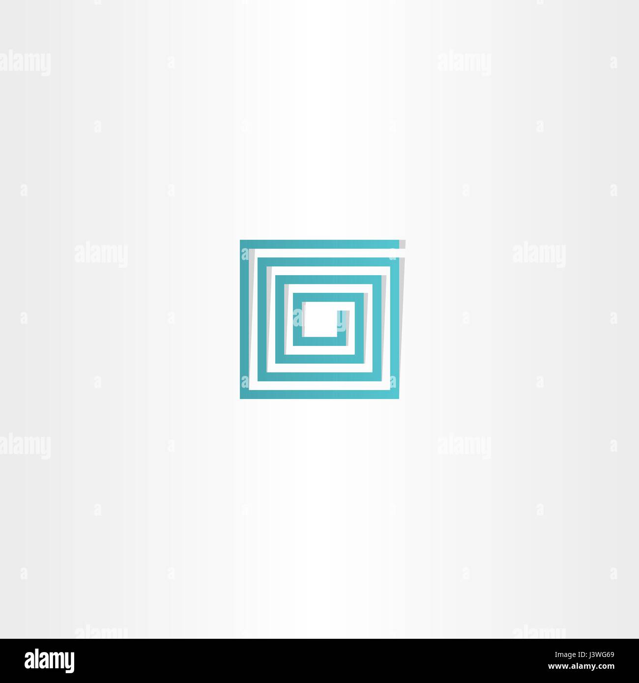 Turquoise square vector Stock Vector Images - Alamy