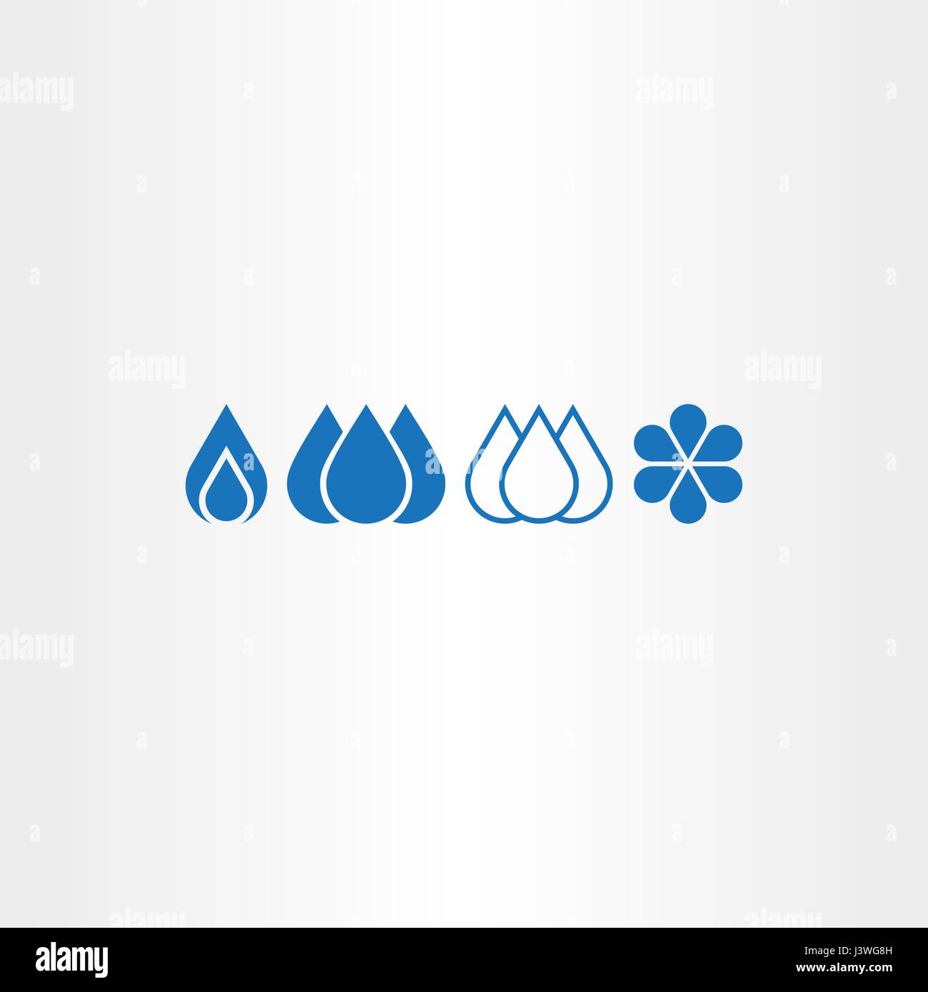 water drop vector set icons design Stock Vector Image & Art - Alamy