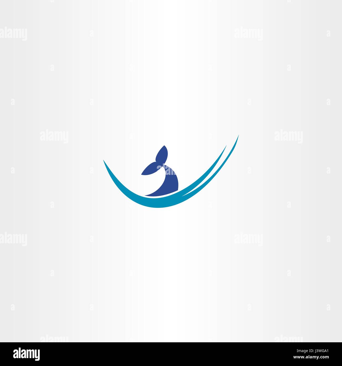 Whale logo hi-res stock photography and images - Alamy