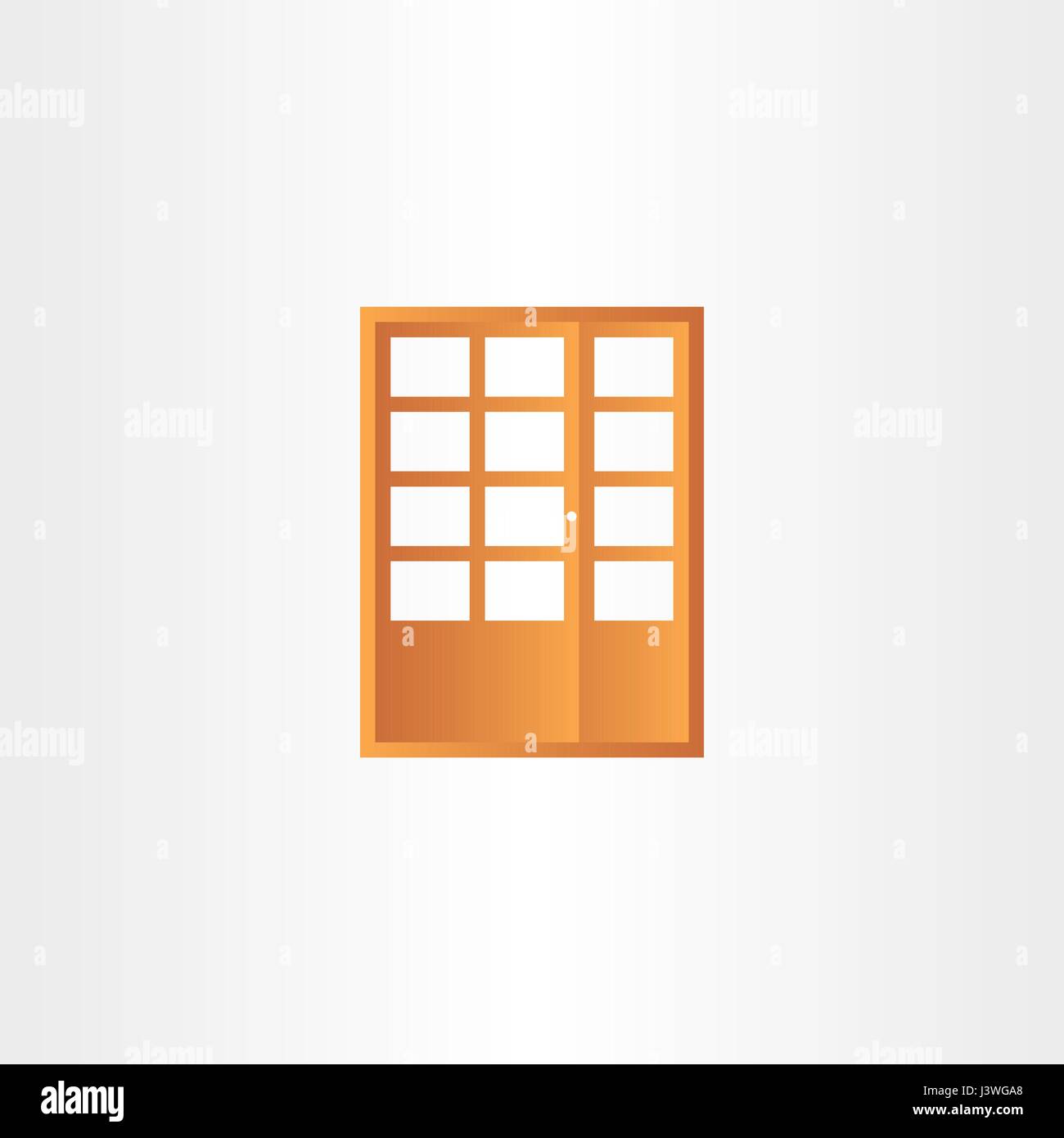 Wooden door vector vectors hi-res stock photography and images - Alamy