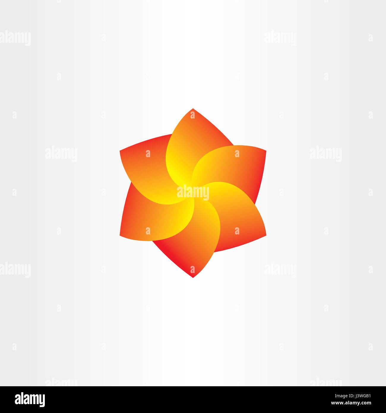 Flower garden yellow red Stock Vector Images - Alamy