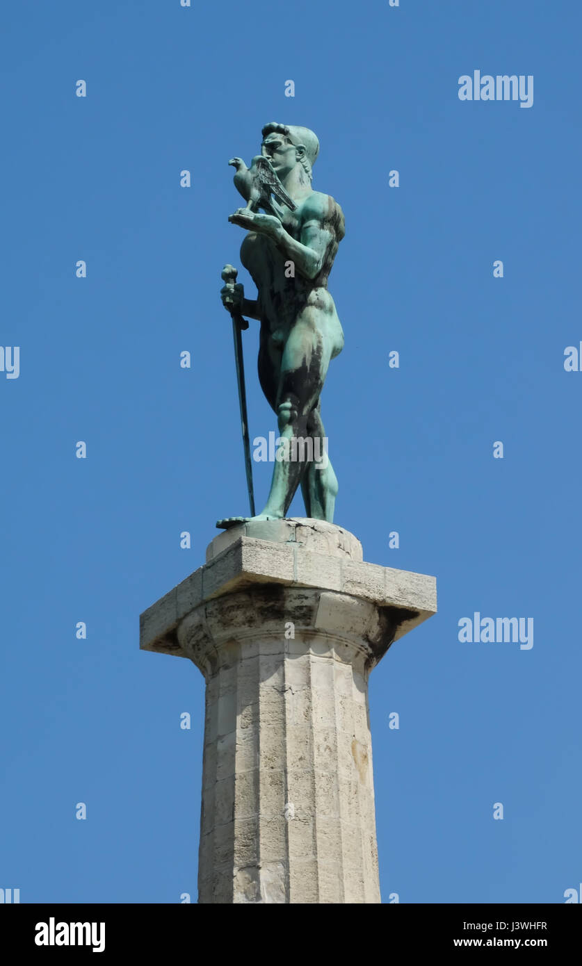 Statue of Victory, Belgrade - Serbia Stock Photo - Alamy