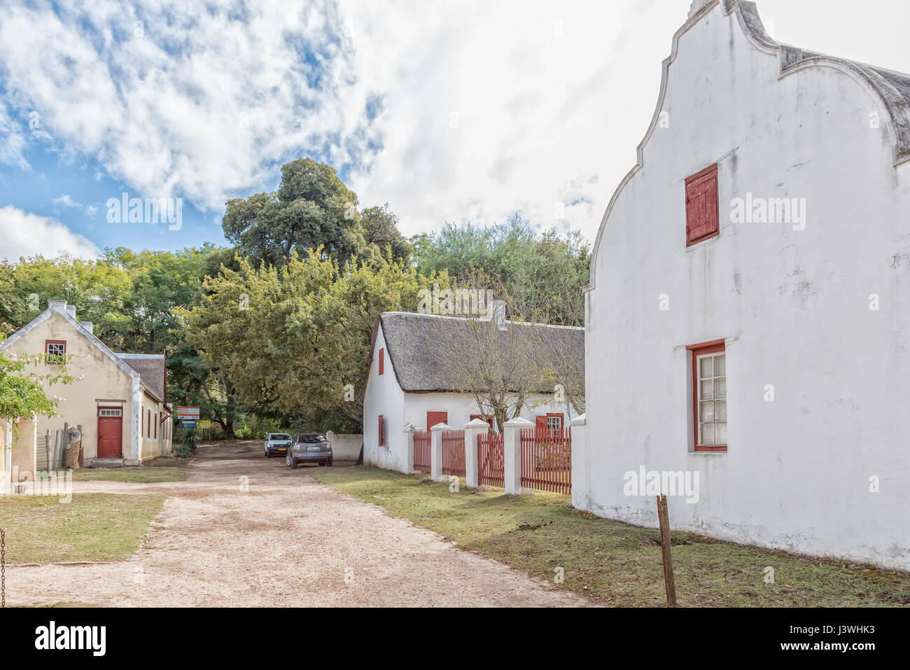 GENADENDAL, SOUTH AFRICA - MARCH 27, 2017: Historic buildings of the ...