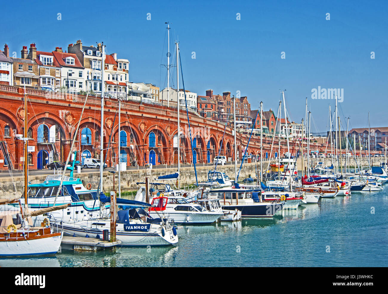 Ramsgate, Yachyt Marina, Royal Harbour, Kent Stock Photo - Alamy