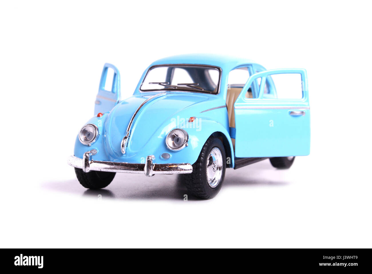 Small blue toy car Cut Out Stock Images & Pictures - Alamy