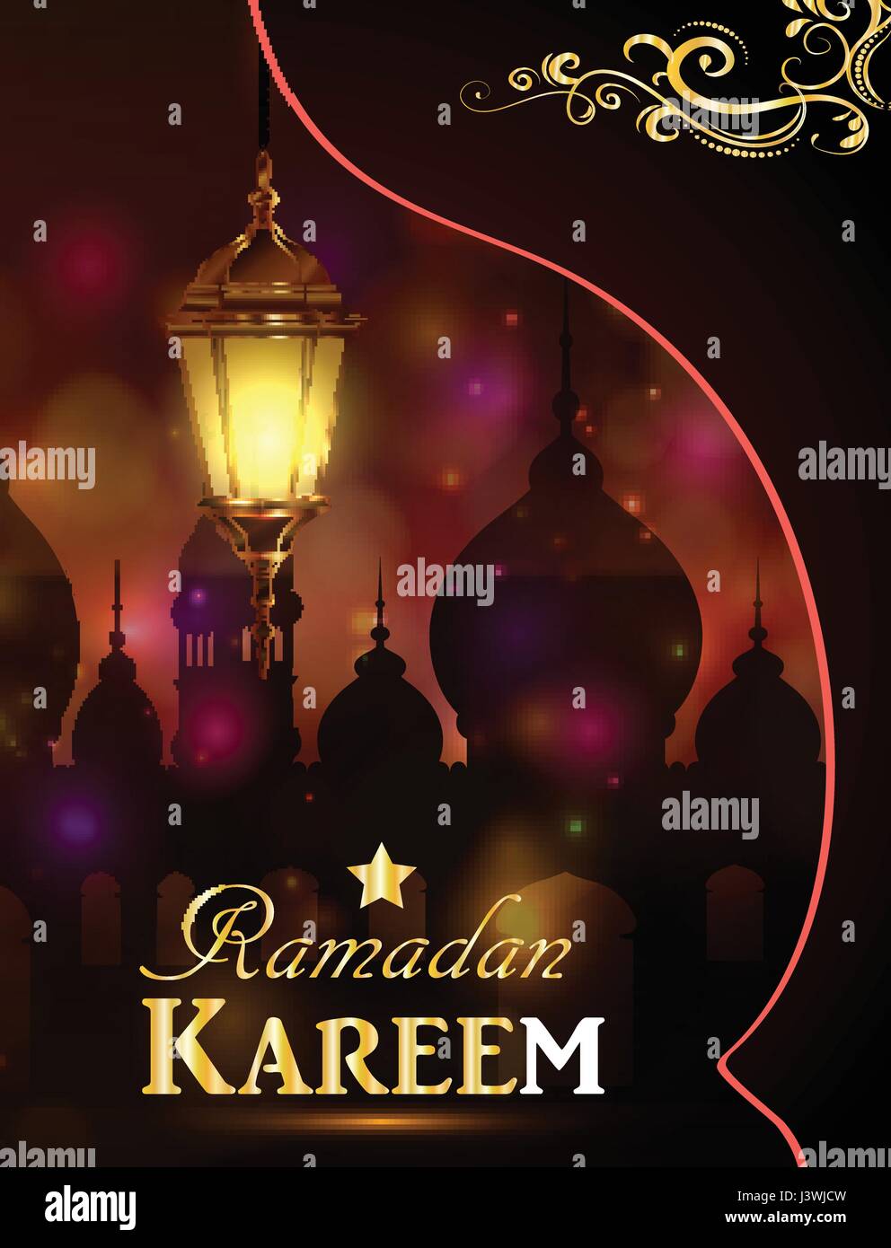 magic stain glass light Stock Vector Image & Art - Alamy