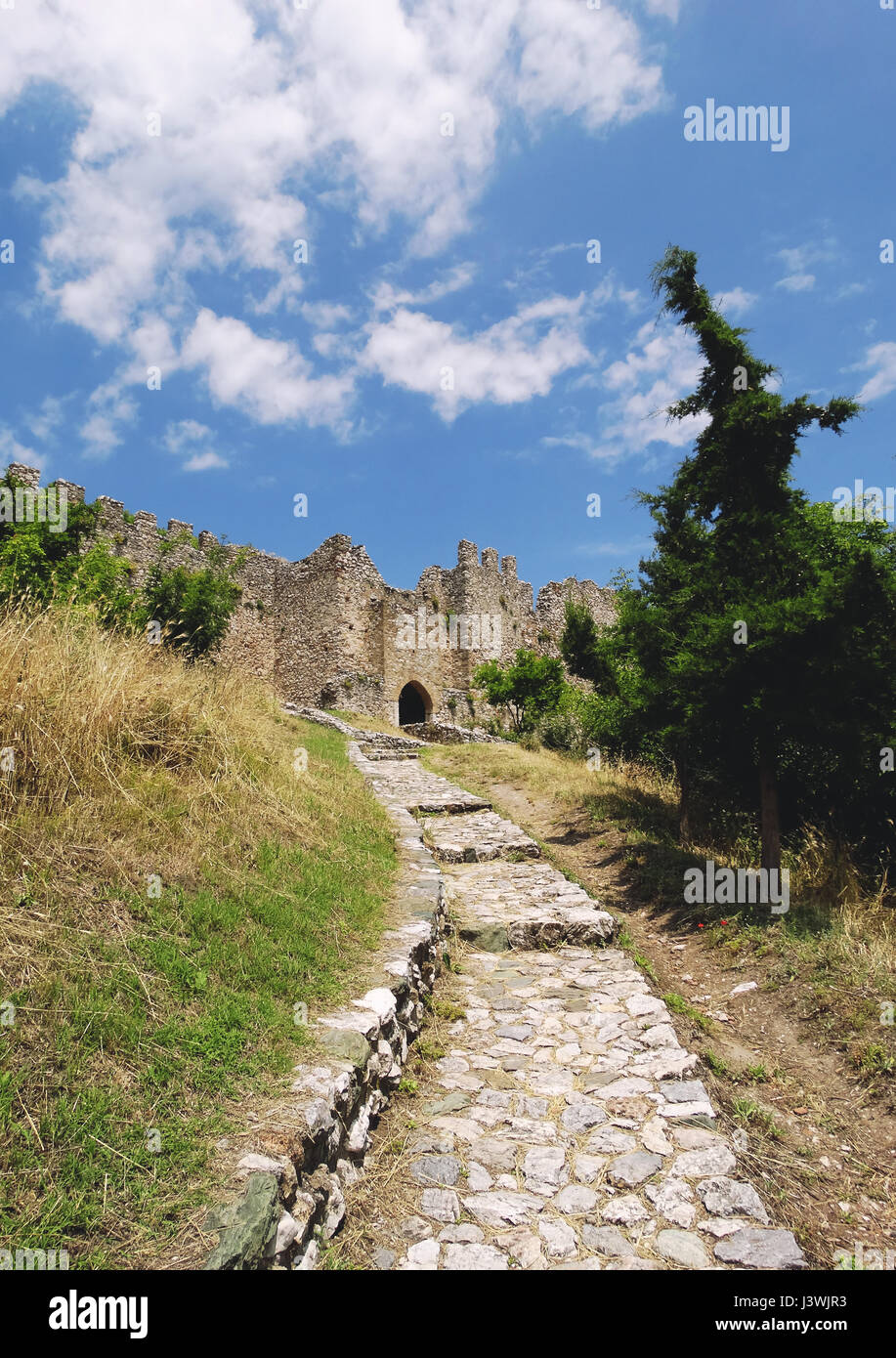 Castle of Platamon Stock Photo - Alamy