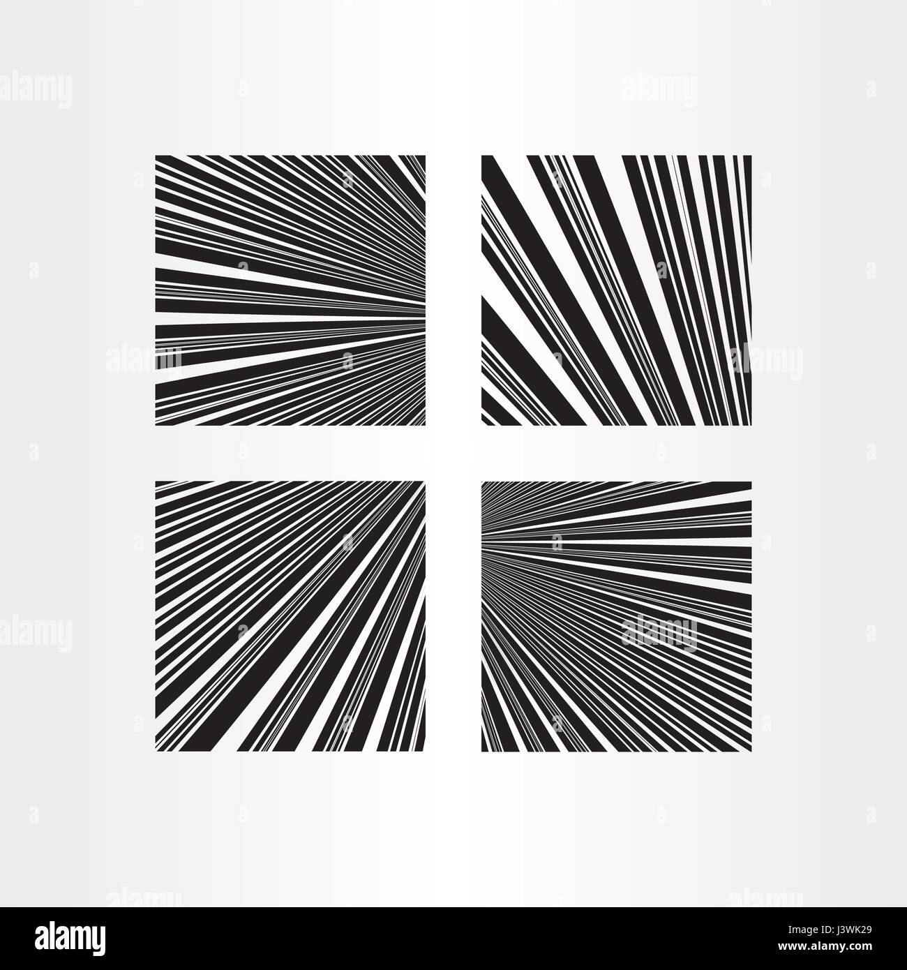 abstract black lines background vector set design Stock Vector Image ...
