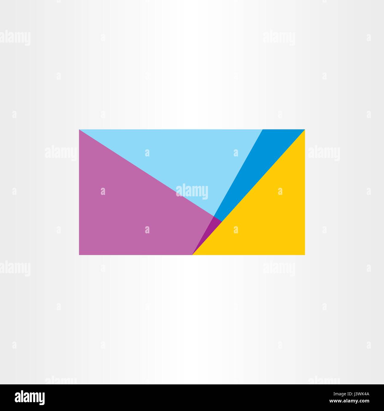 abstract geometric business card background design Stock Vector Image ...
