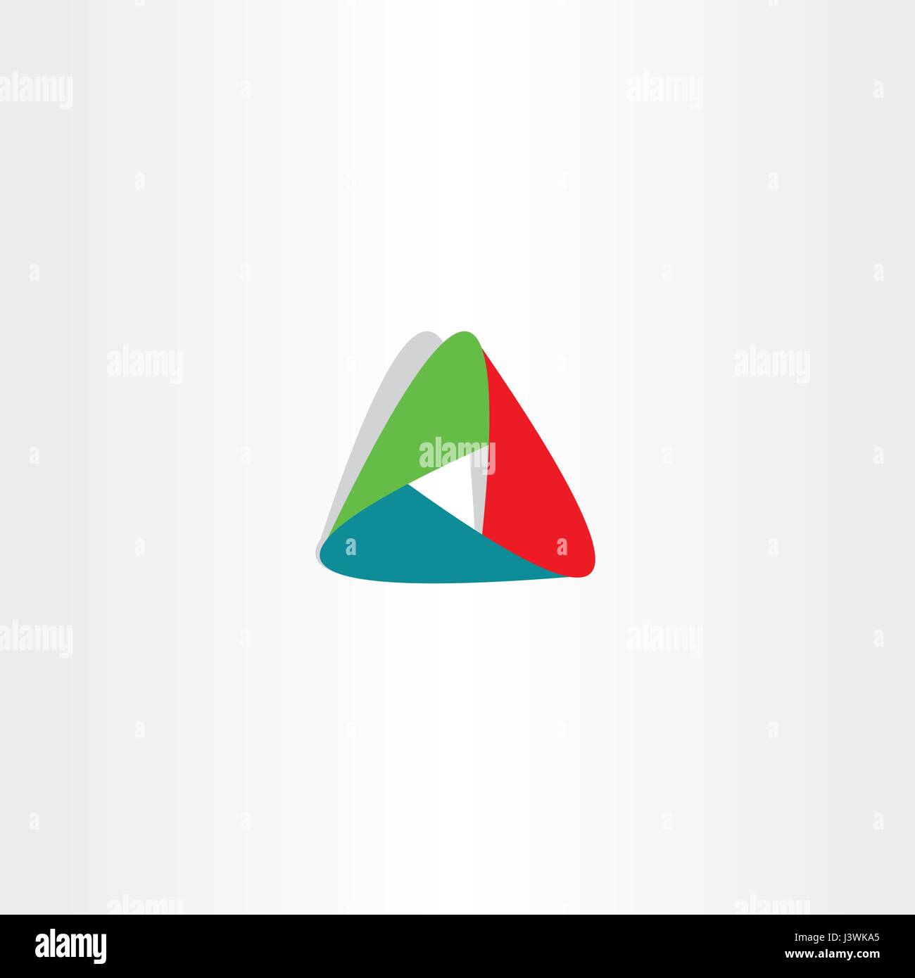 abstract tech triangle business logo icon vector Stock Vector Image ...