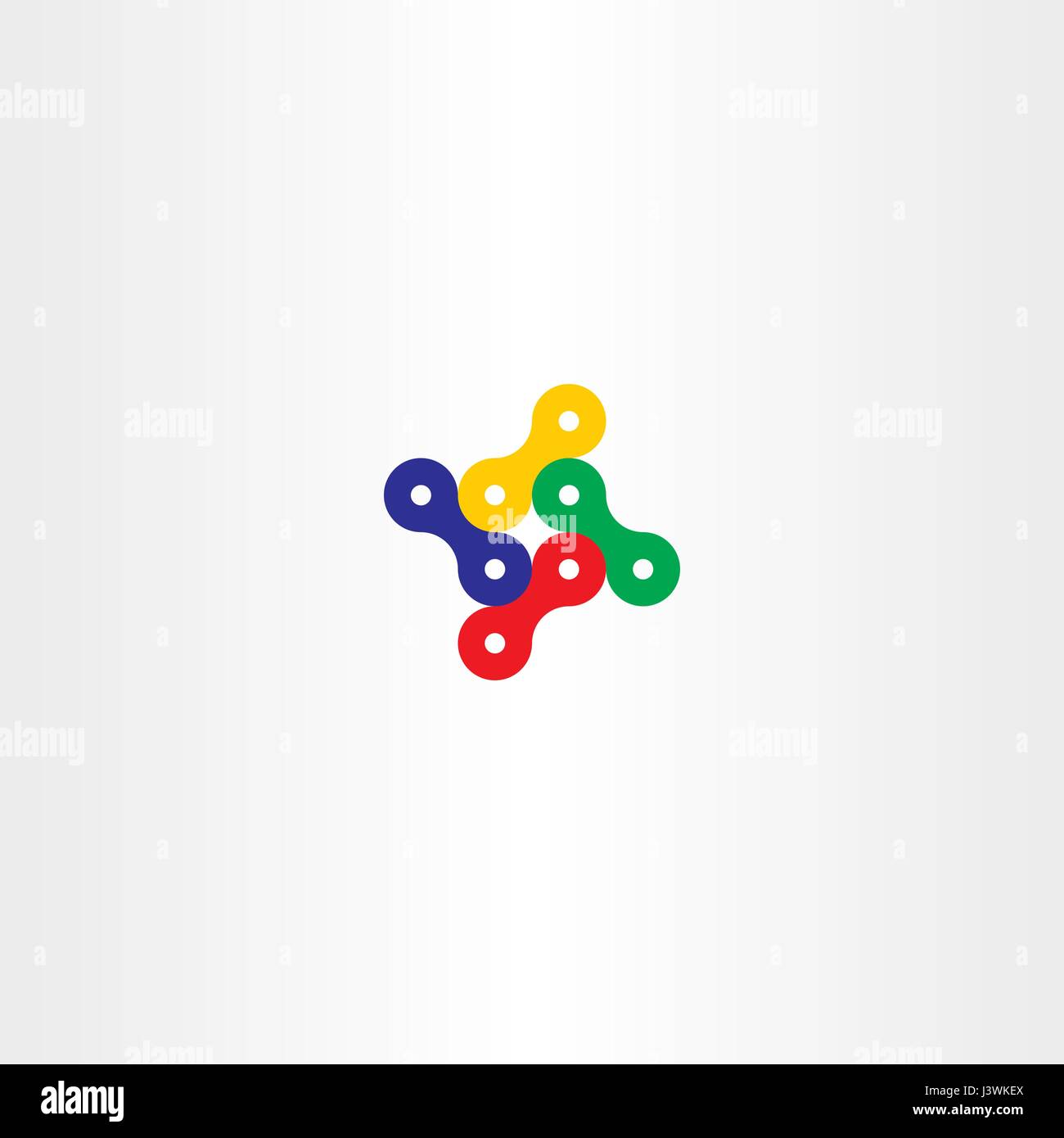 Bicycle chain logo Stock Vector Images - Alamy