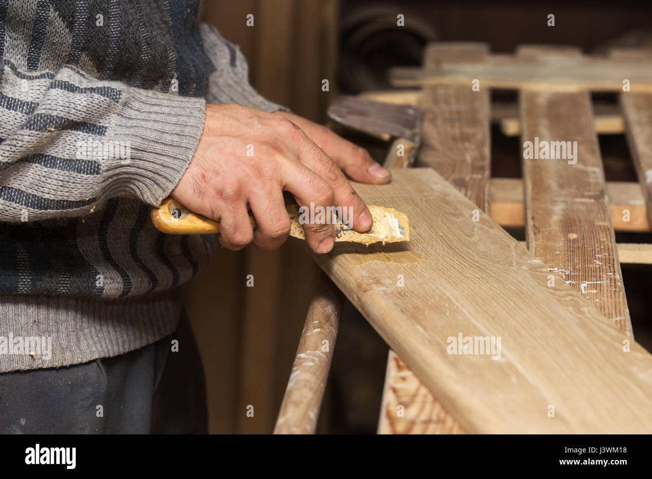 Woodworkers shop hi-res stock photography and images - Alamy
