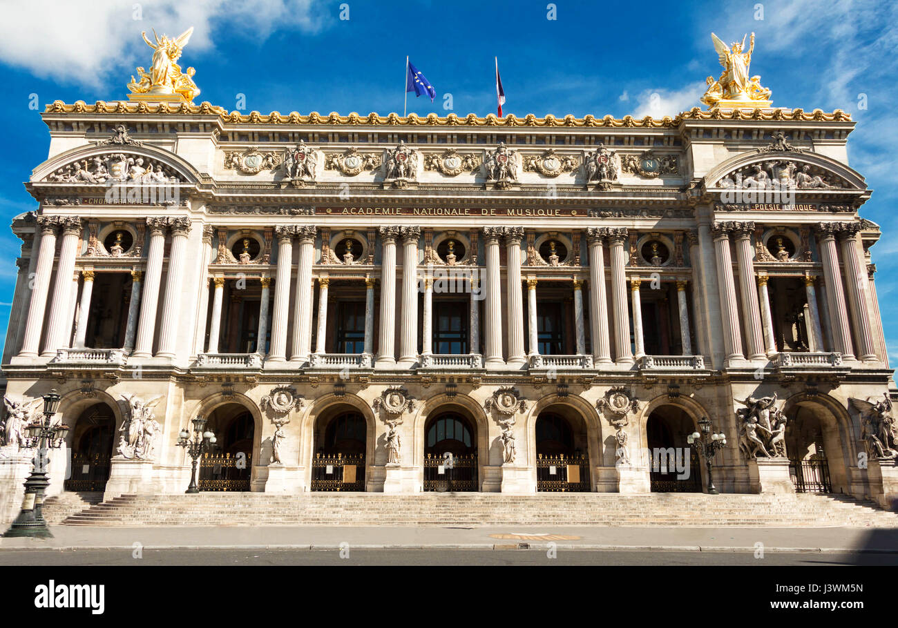 Facade of The Opera or Palace Garnier. Paris, France Stock Photo - Alamy