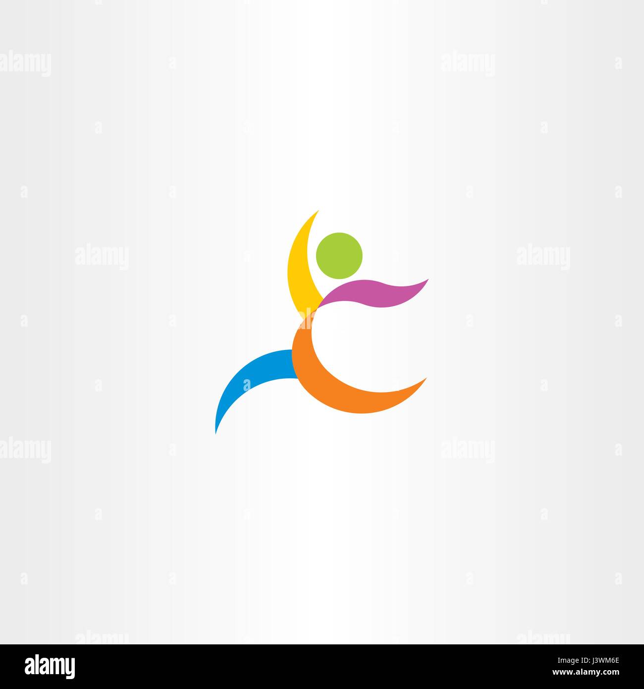 Man running Stock Vector Images - Alamy