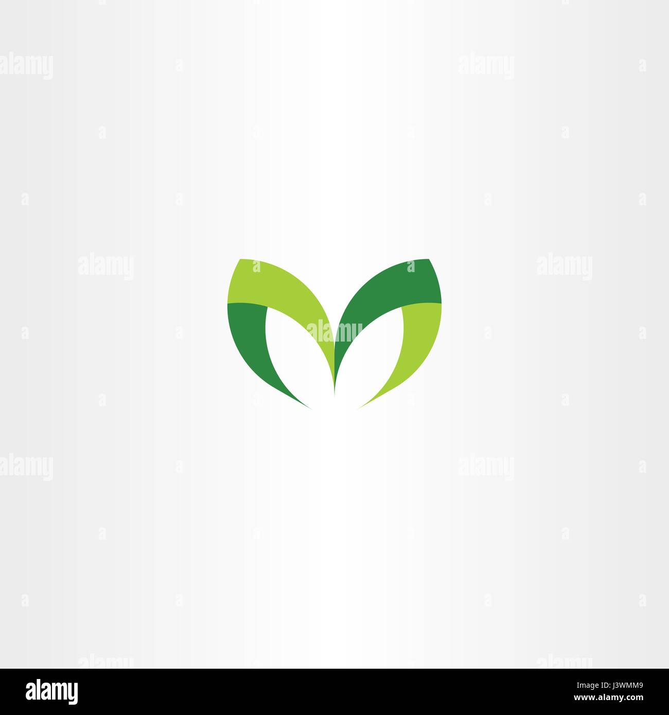 M leaf logo hi-res stock photography and images - Alamy