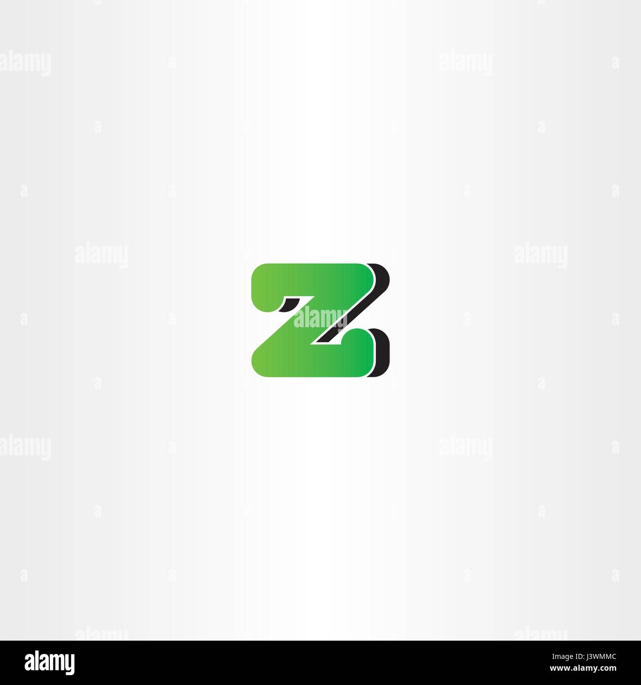 green letter z logotype symbol vector design Stock Vector Image & Art ...