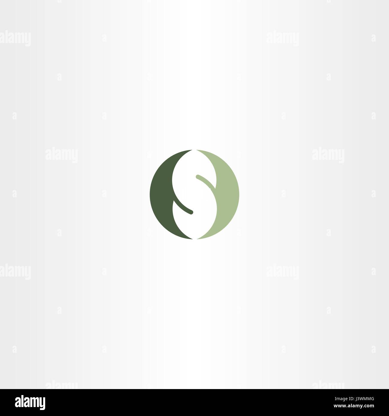 green logotype s letter logo vector s Stock Vector Image & Art - Alamy