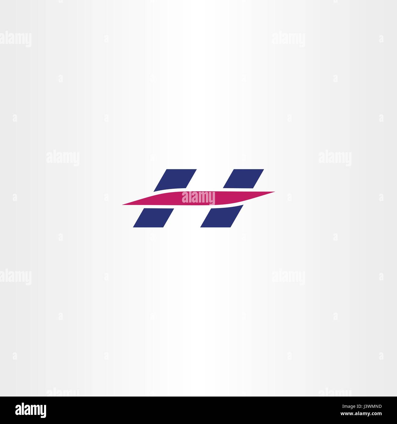 H type logo Stock Vector Images - Alamy