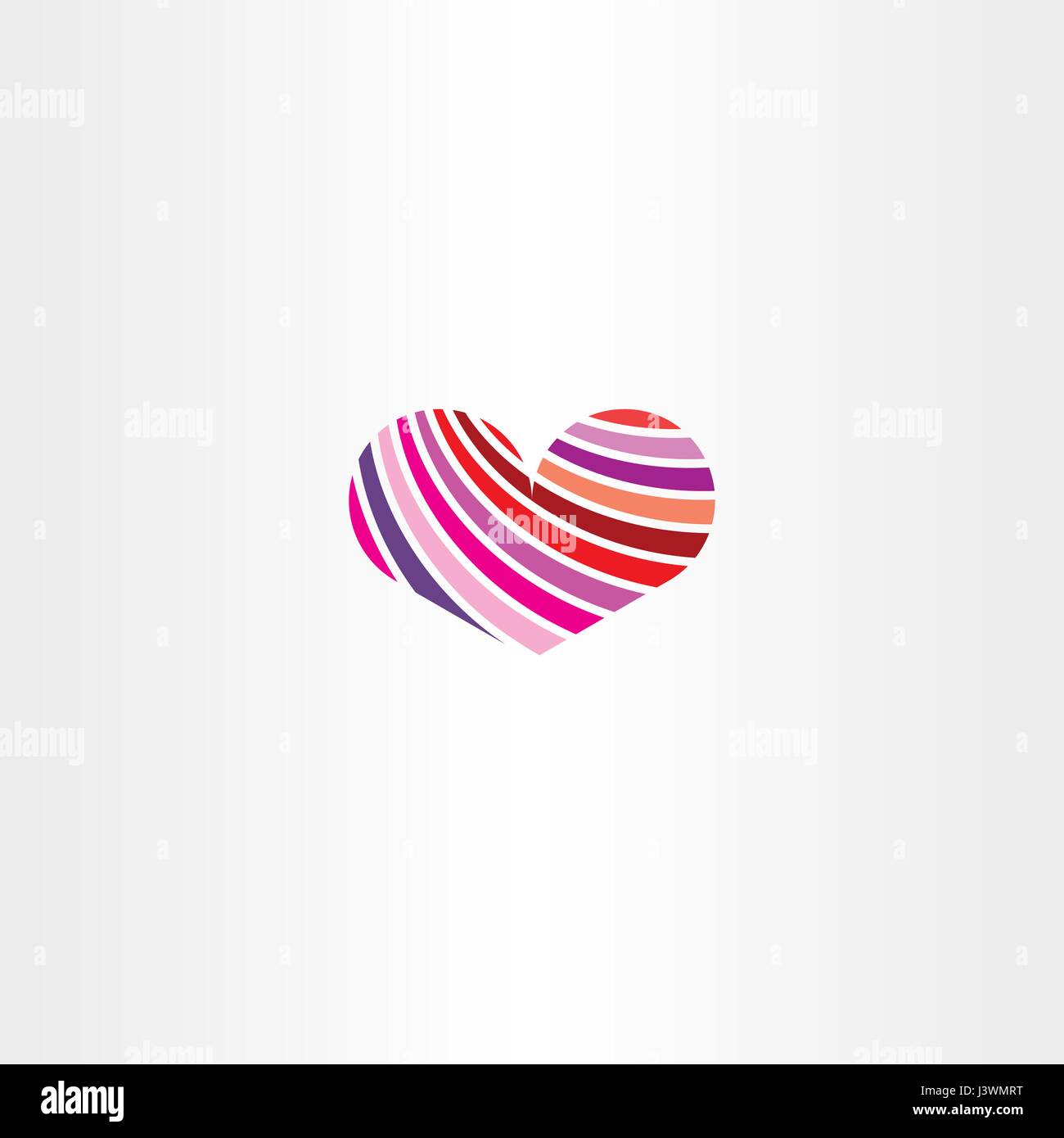 heart logo vector design element Stock Vector Image & Art - Alamy