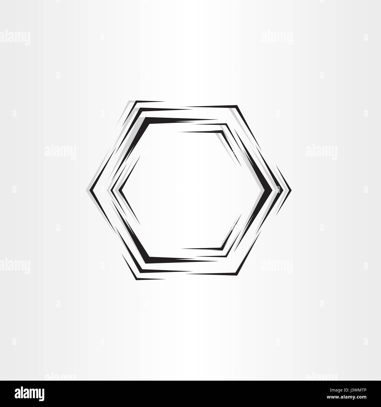 hexagon frame stylized background black Stock Vector Image & Art - Alamy