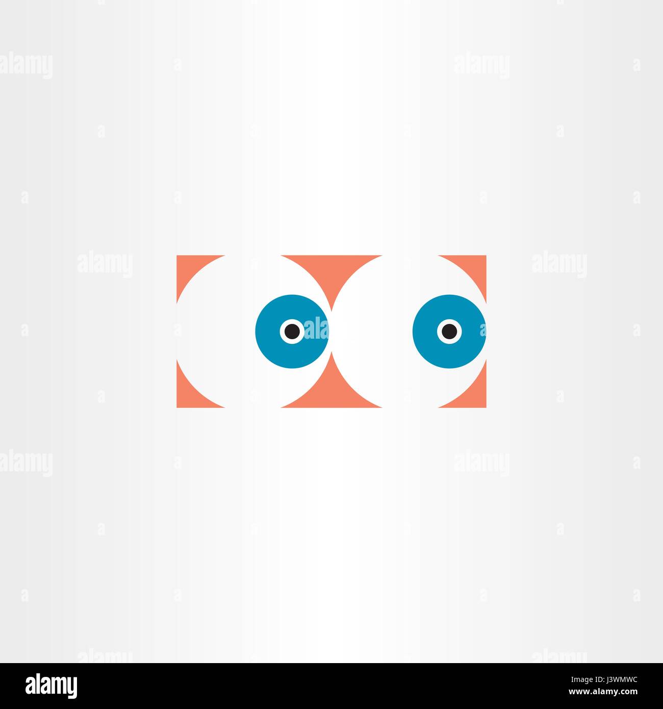 human eyes illustration vector icon Stock Vector Image & Art - Alamy