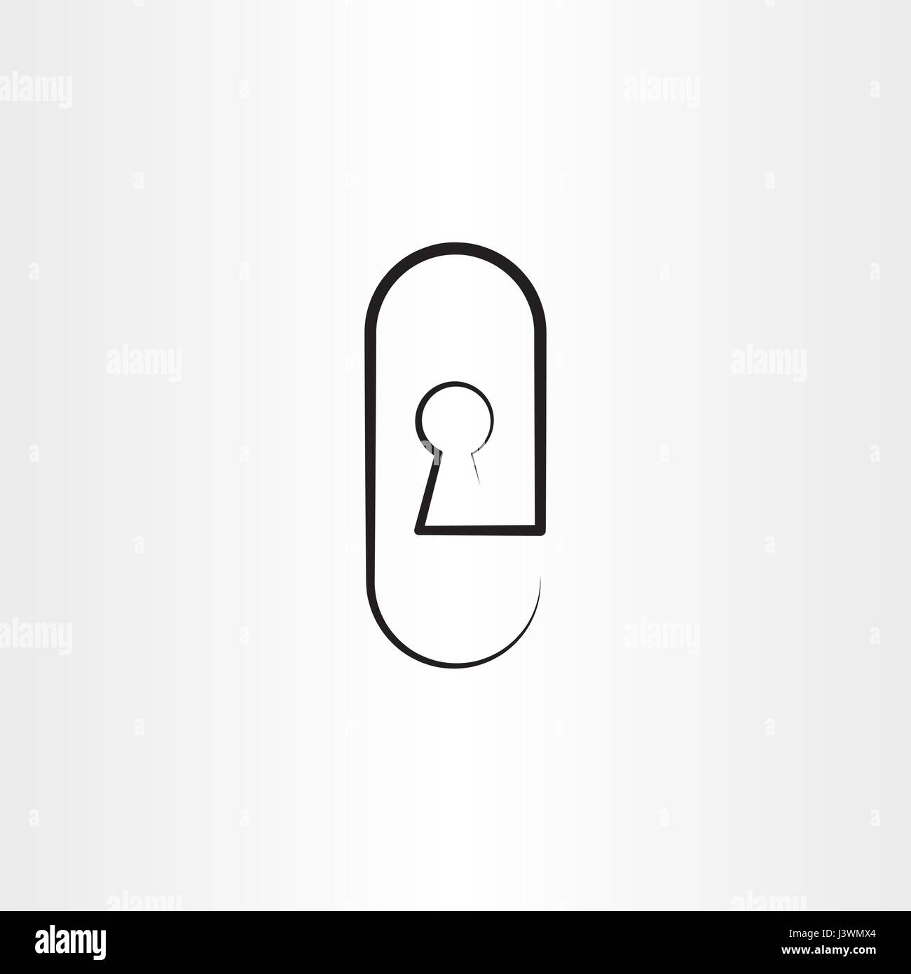 keyhole icon vector design element Stock Vector Image & Art - Alamy