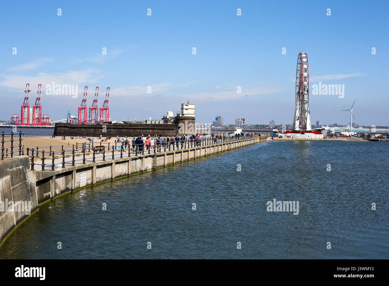 New Brighton, Merseyside Stock Photo - Alamy