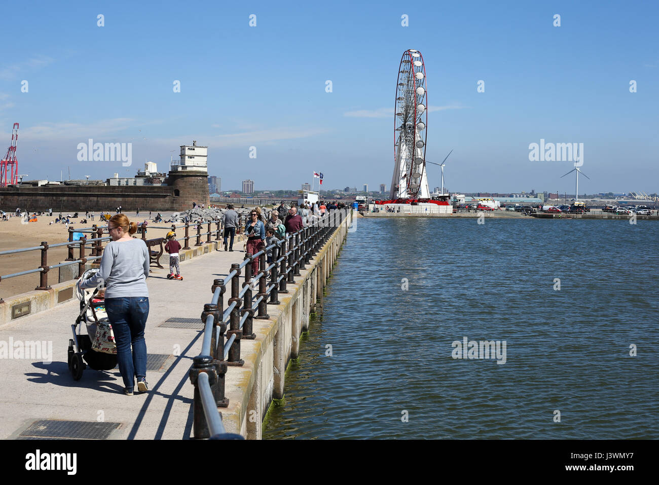 New Brighton, Merseyside Stock Photo - Alamy