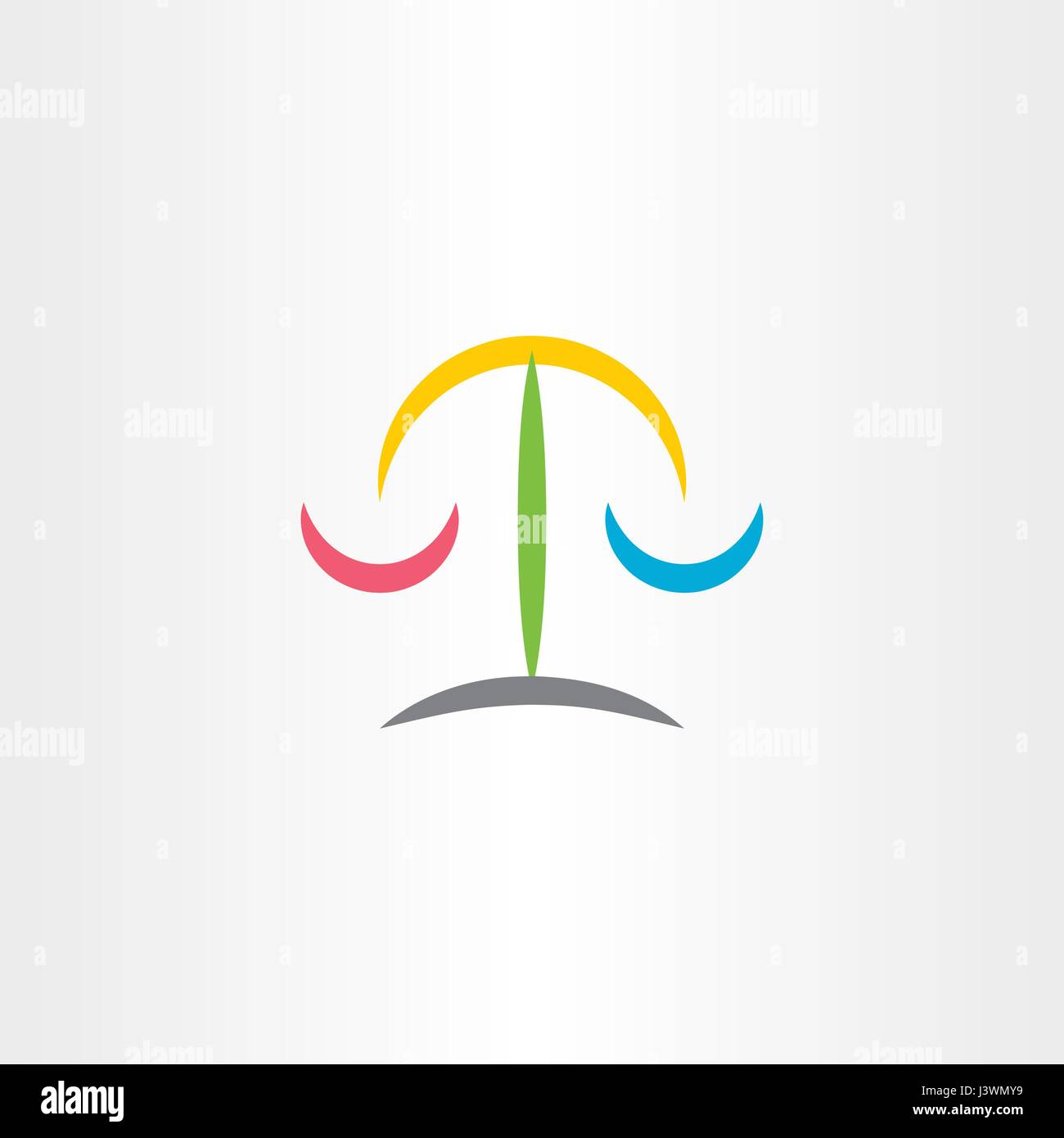 law judge scale icon illustration Stock Vector Image & Art - Alamy