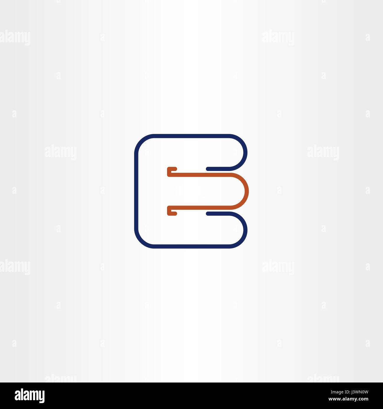 letter e line logo icon design symbol Stock Vector Image & Art - Alamy