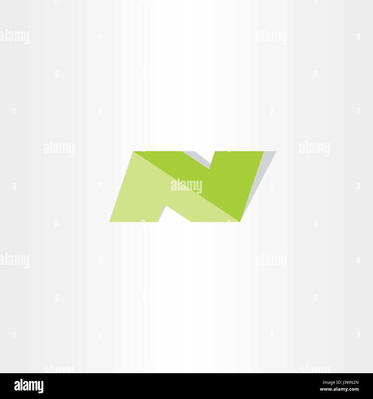 letter n green logo vector sign element Stock Vector Image & Art - Alamy
