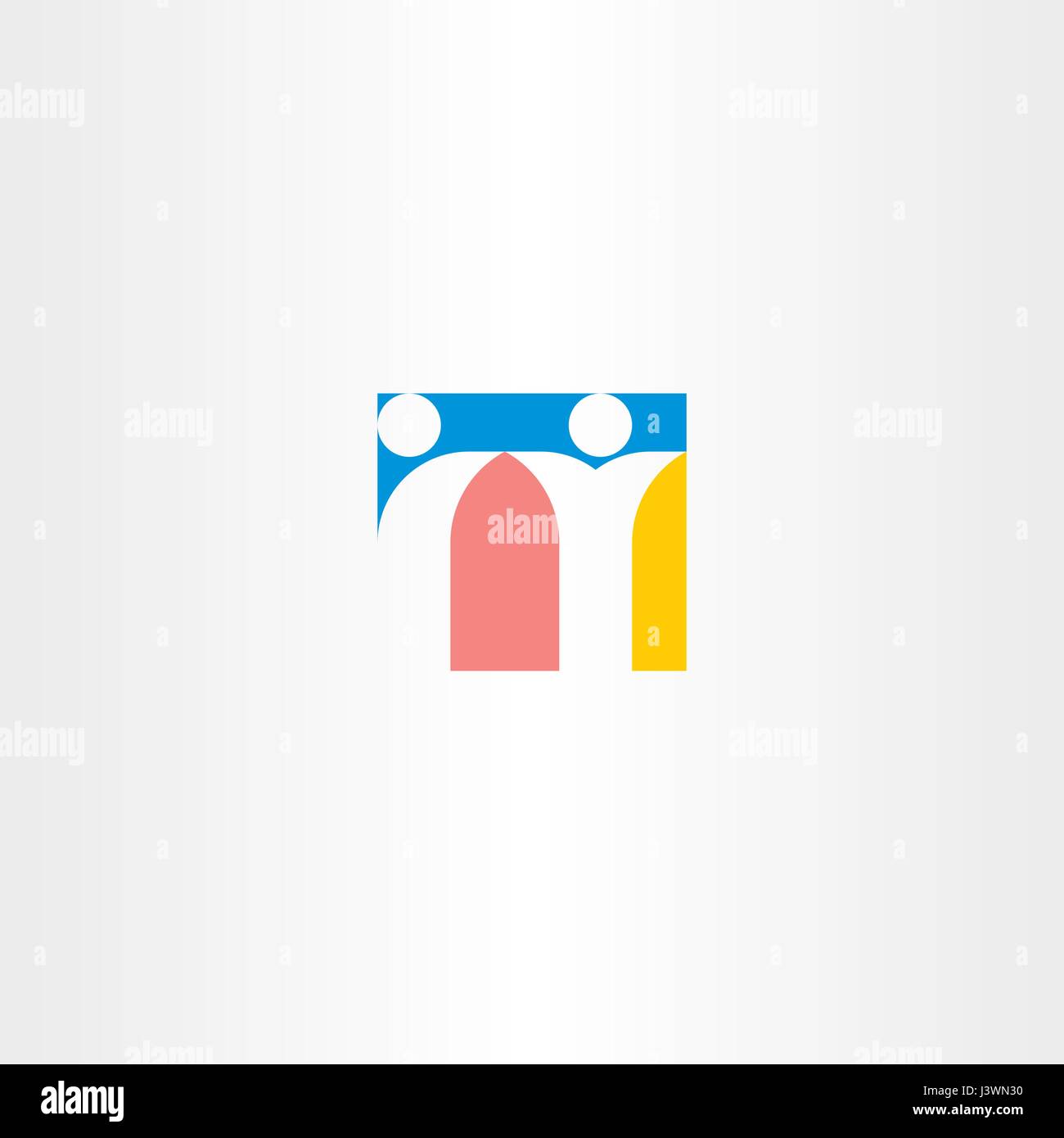 letter n people icon symbol Stock Vector Image & Art - Alamy