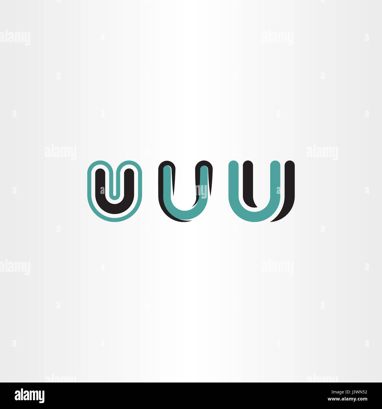 letter u set logo vector icons design Stock Vector Image & Art - Alamy