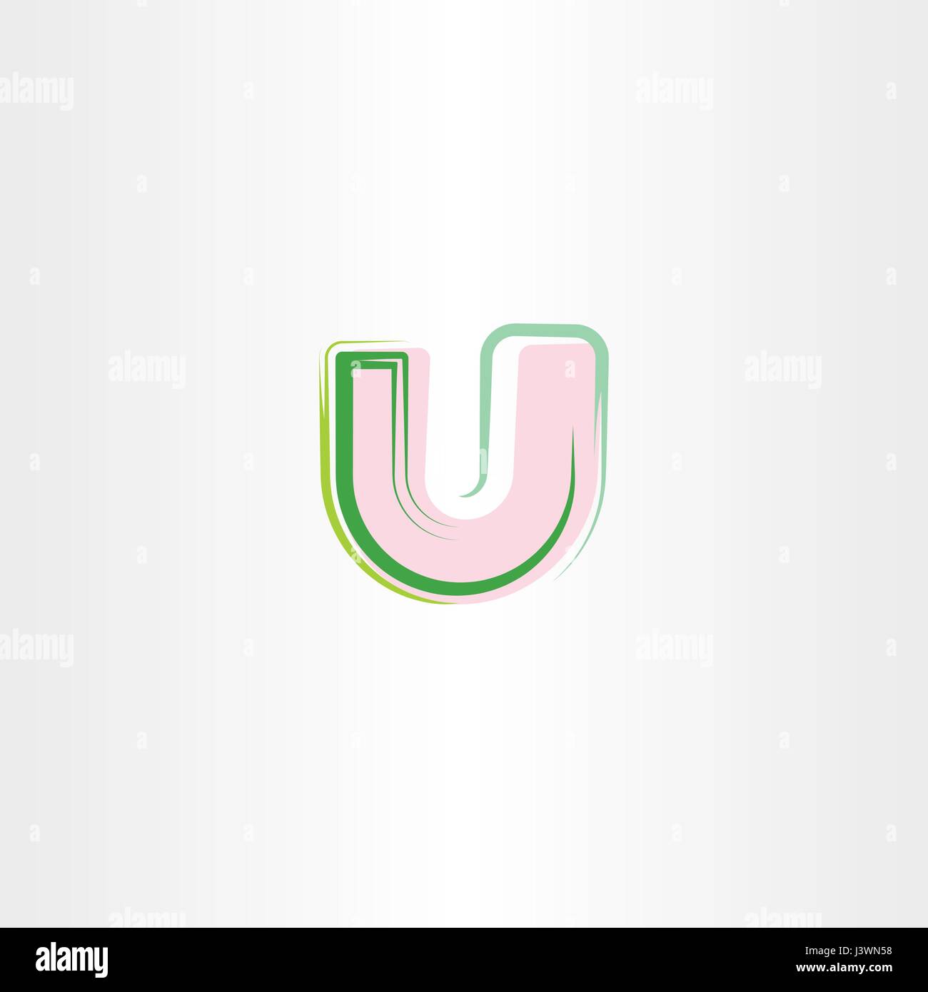 U vector hi-res stock photography and images - Alamy
